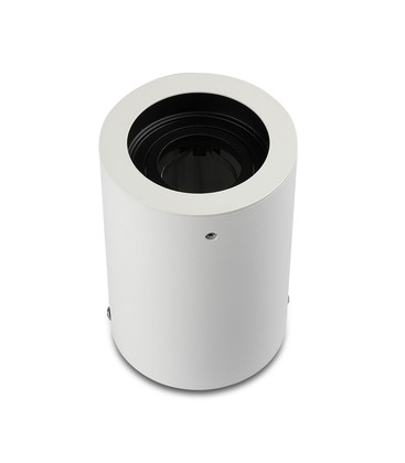 GU10 - lampa, rund, vit
