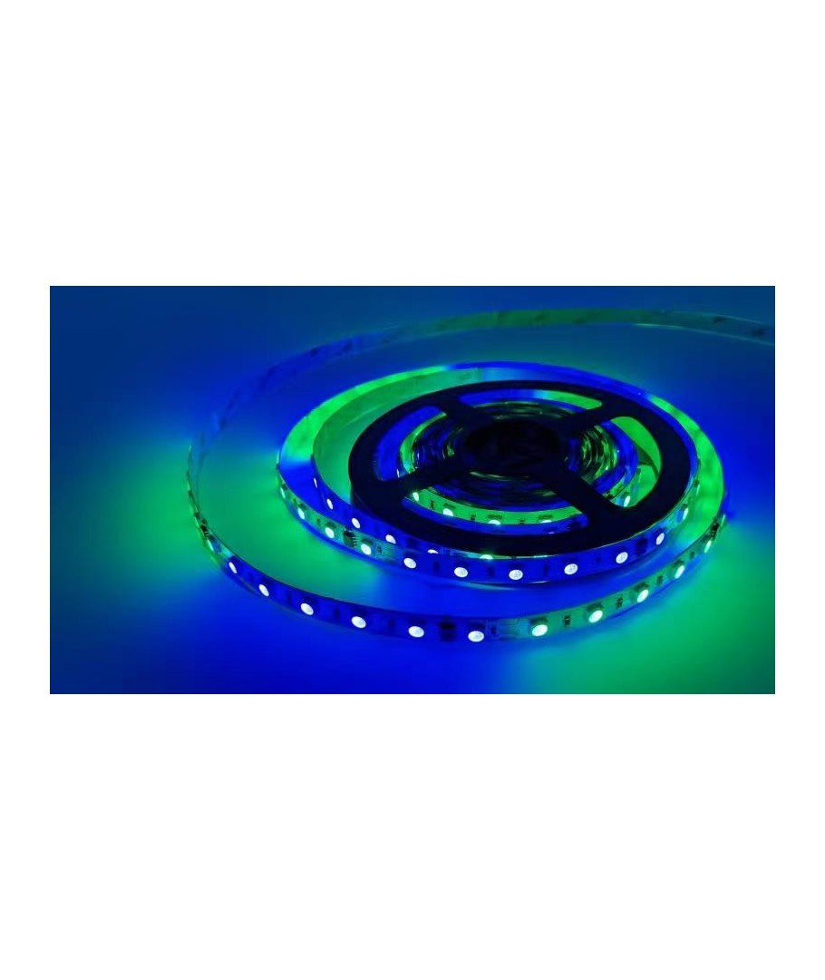 5m 12W/m RGBIC LED-strip - 24V DC, IP20, 60 LED per meter